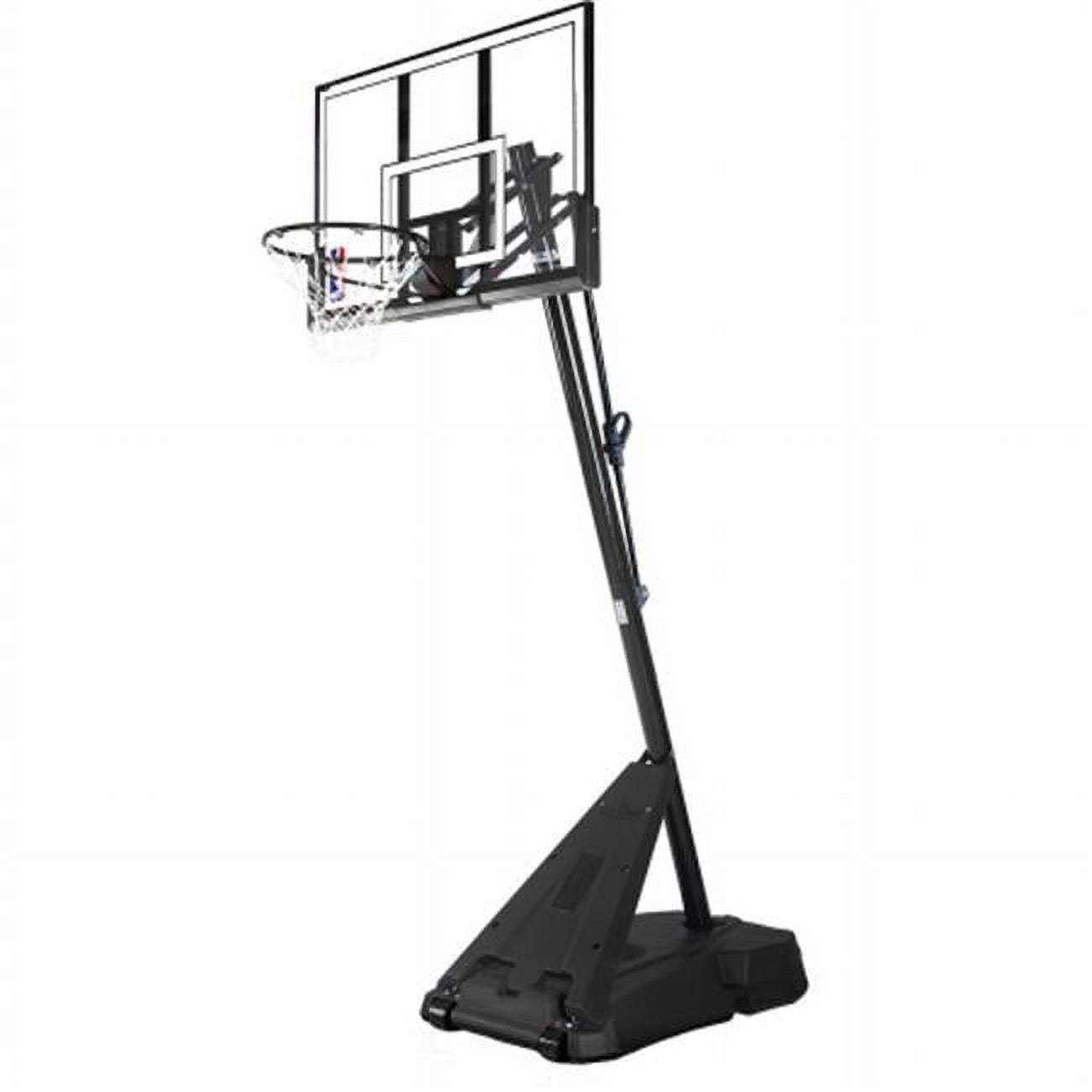 52'' Acrylic Portable Angled Pole Hercules- base Basketball System ...