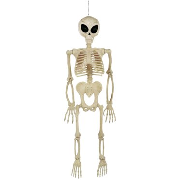 Seasons Brand Life Size Prop Decor - Alien Skeleton Halloween ...