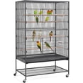 52'' Bird cage w/Perches & Feeders, Large Birdcage with Pull-Out Tray ...