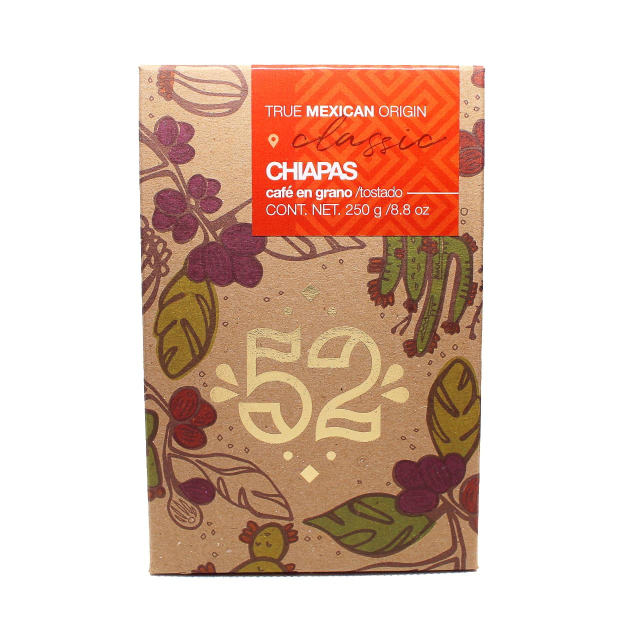 52 CLASSIC Artisan Mexican Coffee, Premium Collection Whole Bean Coffee - Chiapas - Walmart.com