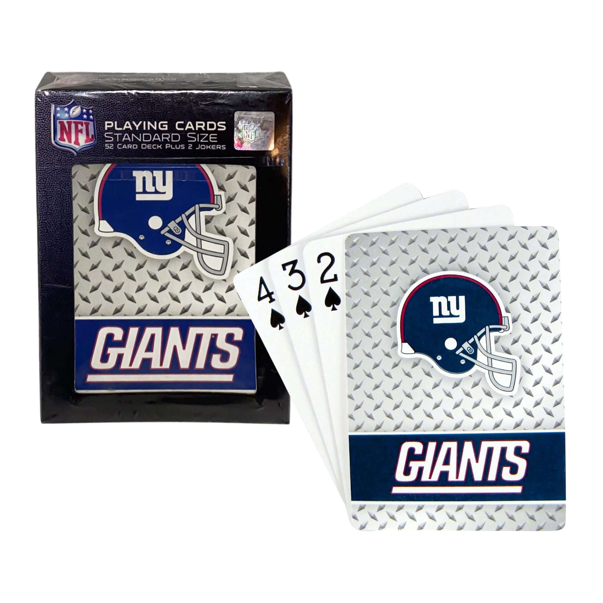 New York Giants NFL Diamond Plate Playing Cards - Walmart.com