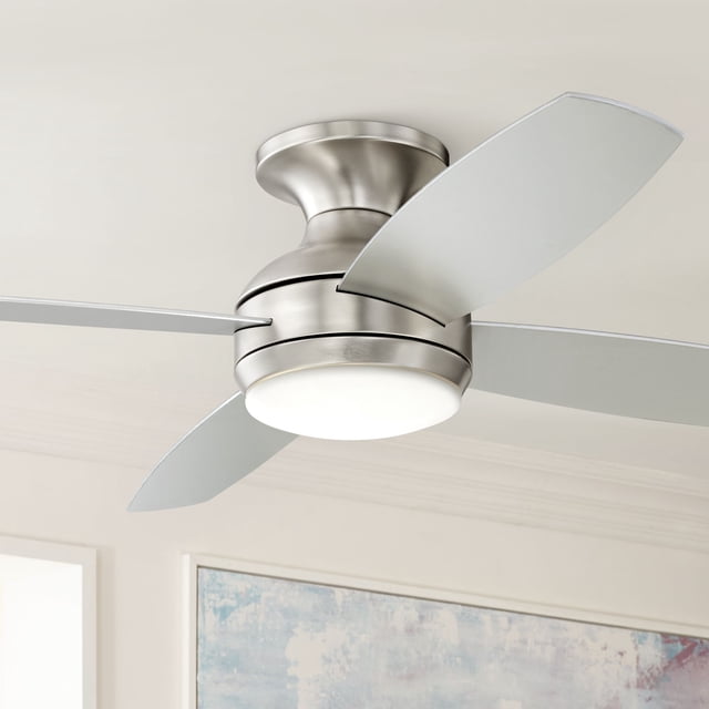 "Casa Vieja Elite 52"" Hugger Ceiling Fan with Dimmable LED Light ...