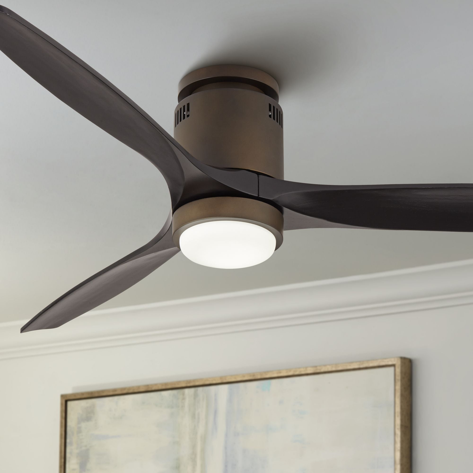 52 Casa Vieja Rustic Farmhouse 3 Blade Hugger Indoor Ceiling Fan With
