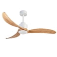52" Ceiling Fan with Dimmable LED Light Remote Control,Quiet DC Motor 6 ...