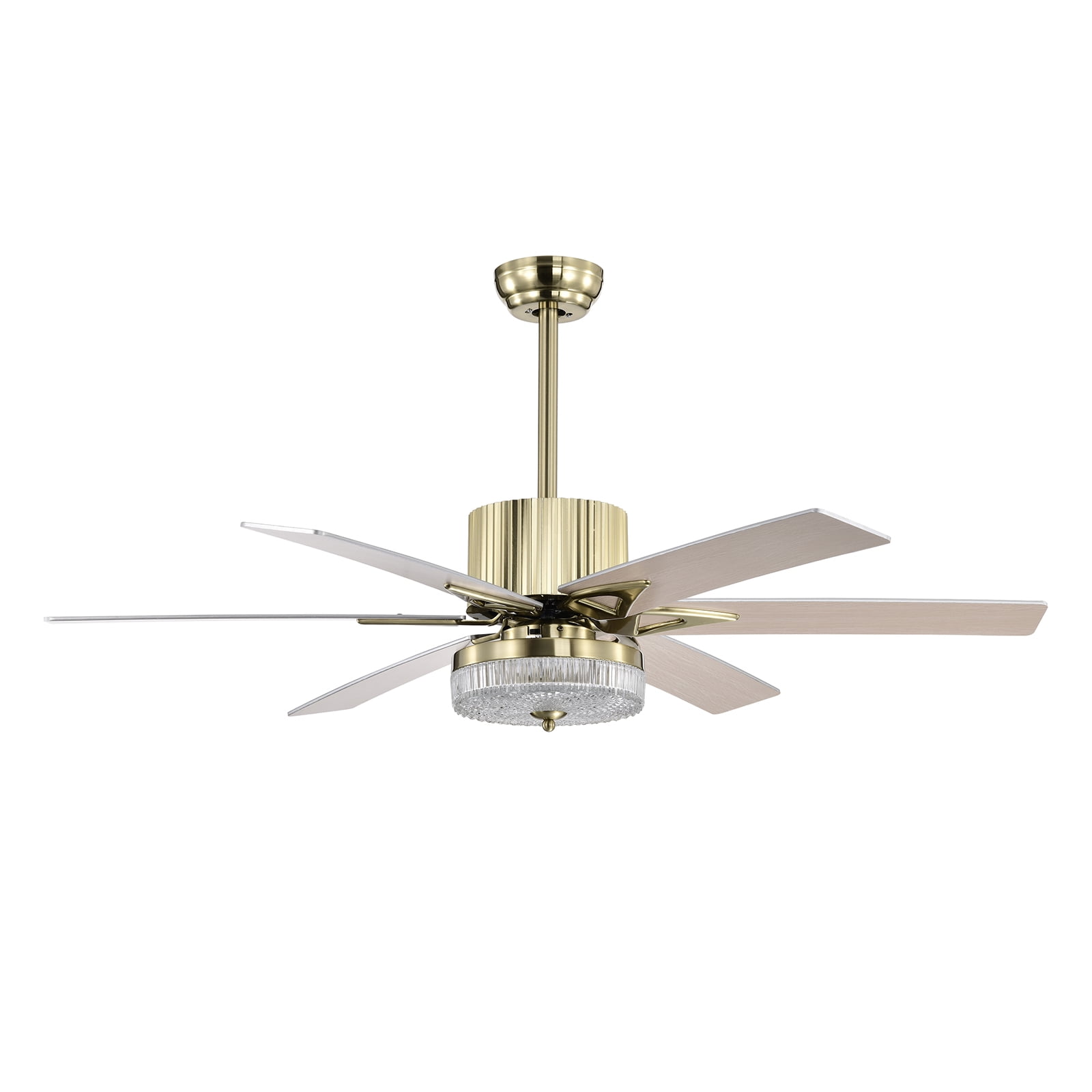 52'' Ceiling Fan Lights With Remote Control 5 Blade 3 Speeds Modern ...