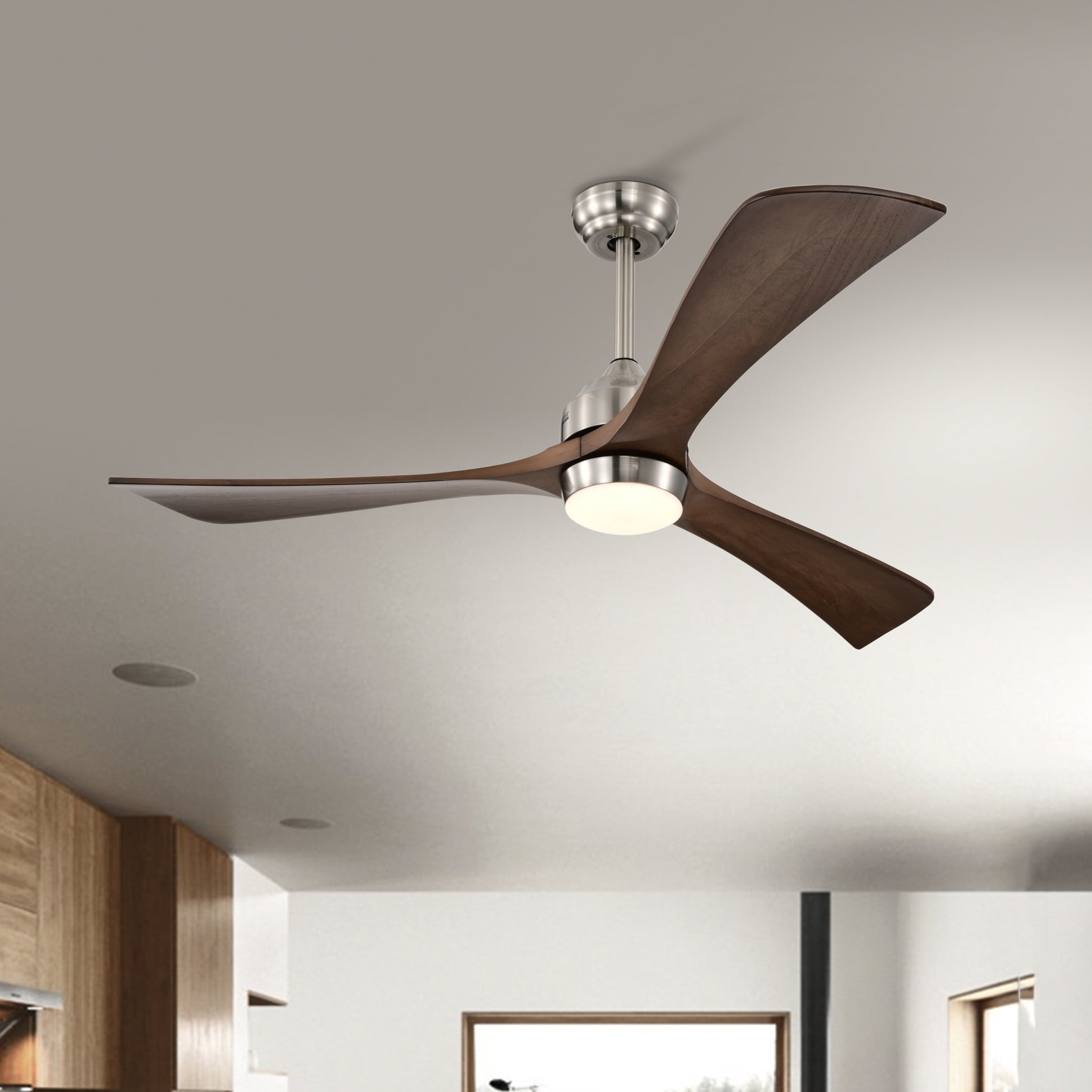 52" Ceiling Fans with Lights, Remote Control Reversible Ceiling Fan ...
