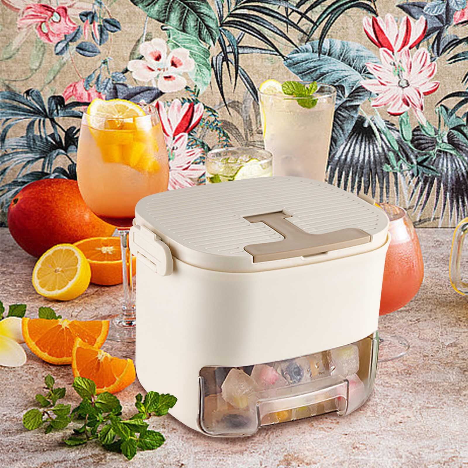 52-Cell Ice Tray, Drawer Style Storage Box, Included Ice Shovel, Odor ...