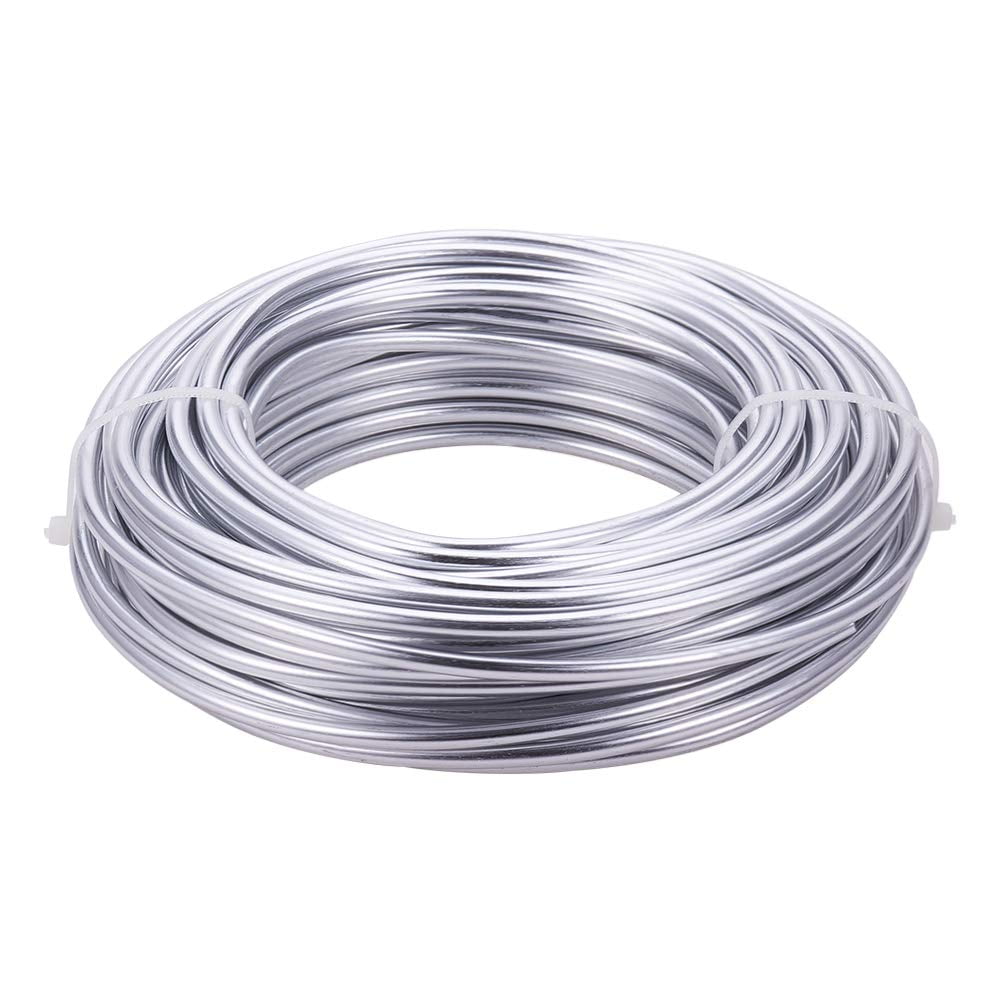 52 Feet 6 Gauge Silver Aluminum Wire Bendable Metal Sculpting Wire for ...