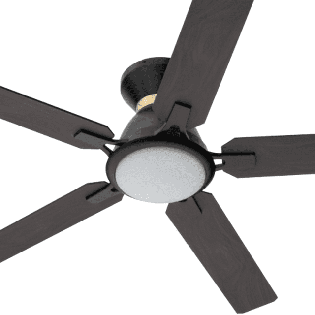 52" Flush Mount Ceiling Fan with Remote Indoor LED Light DC Motor ...