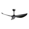 52 Inch Indoor ABS Ceiling Fan With 6 Speed Remote Control Reversible ...