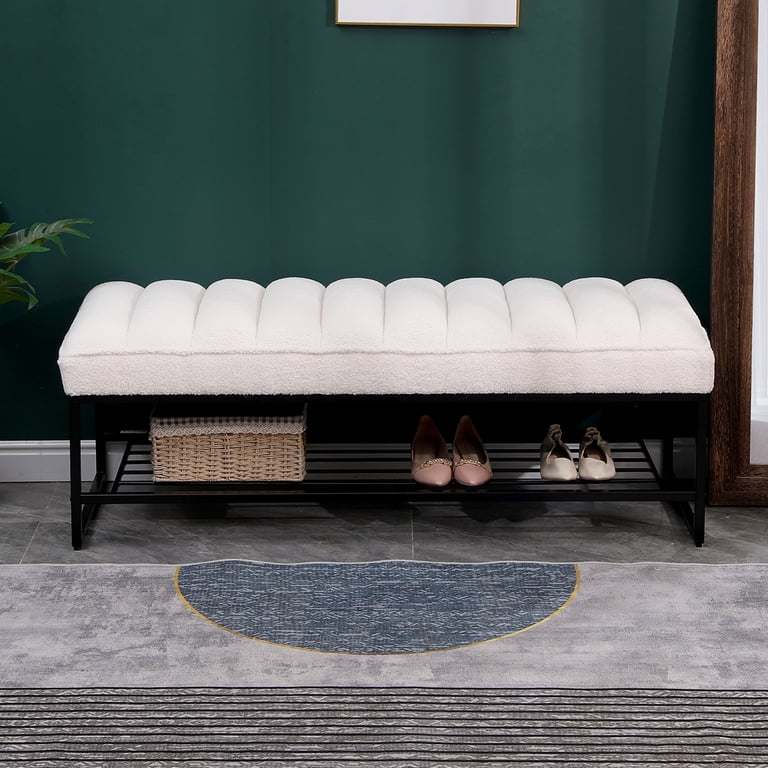 Padded Bench For Bedroom Best End Of Bed Benches 2024 — Chic Benches