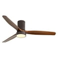 52 Inch Wood Ceiling Fan with LED Light & Remote - Walmart.com