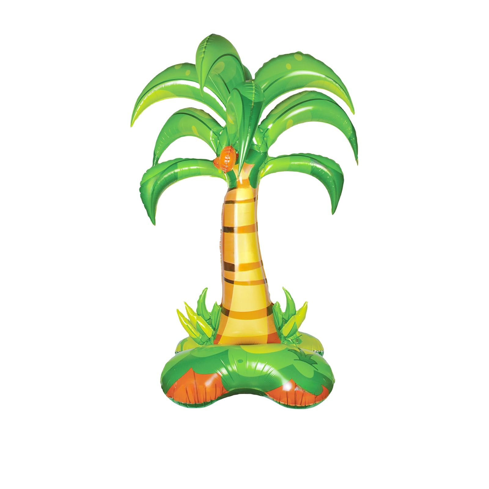 52 Inches Large Inflatable Standing Palm Tree Balloons, Green Blow Up ...