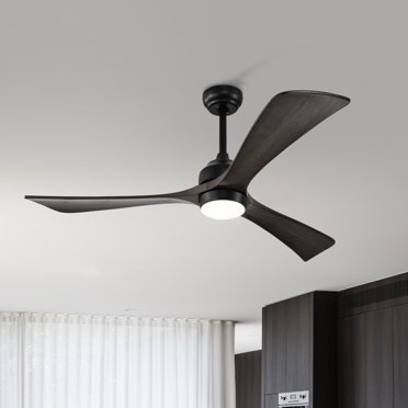 "Sofucor 20"" LED Ceiling Fan, 5-Light Kit, Modern Chandelier, Matte ...