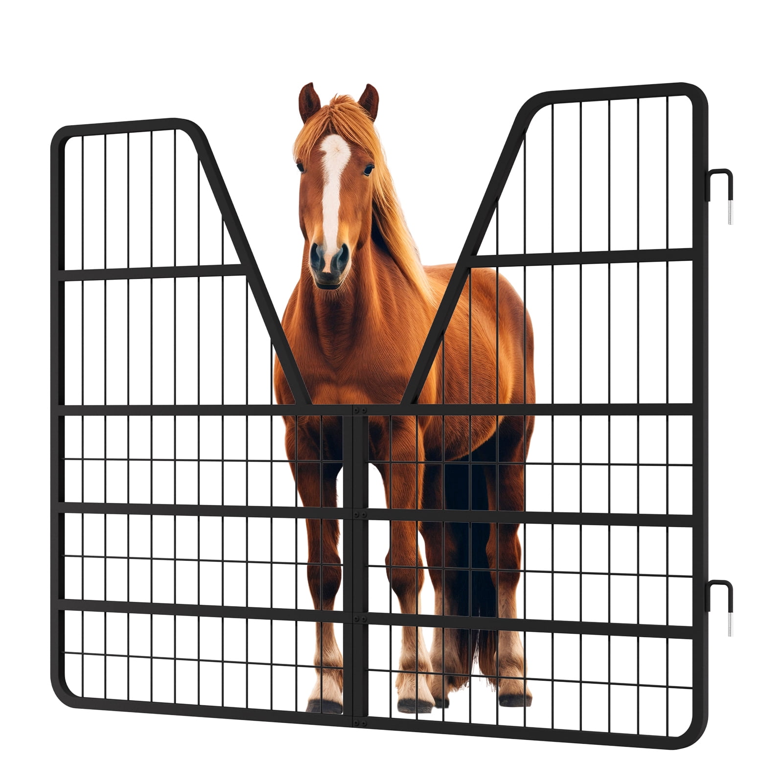52" L X 42" H Horse Stall Gate,Heavy Duty Horse Stall Guard,Stall ...