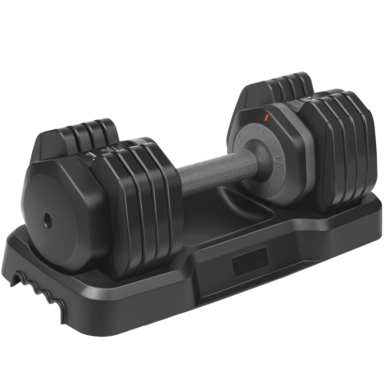 52 Lbs Adjustable Dumbbell Fast Adjust Weight Dumbbell Barbell Single ...