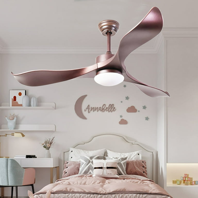 Rose Gold Ceiling Fan | Shelly Lighting