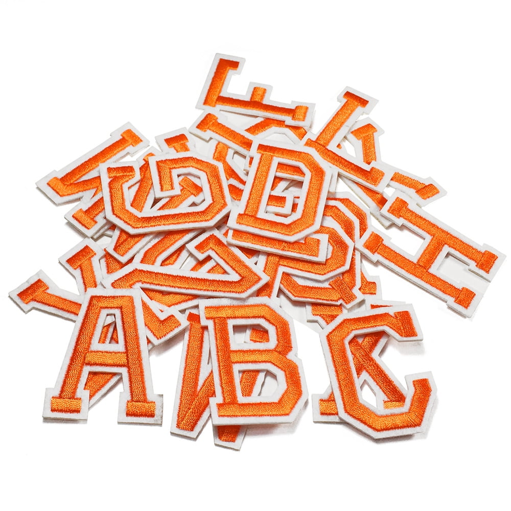 52 PCS 2" Iron-On Letter Patches by A-Z Alphabet Appliques, 2 Set ...