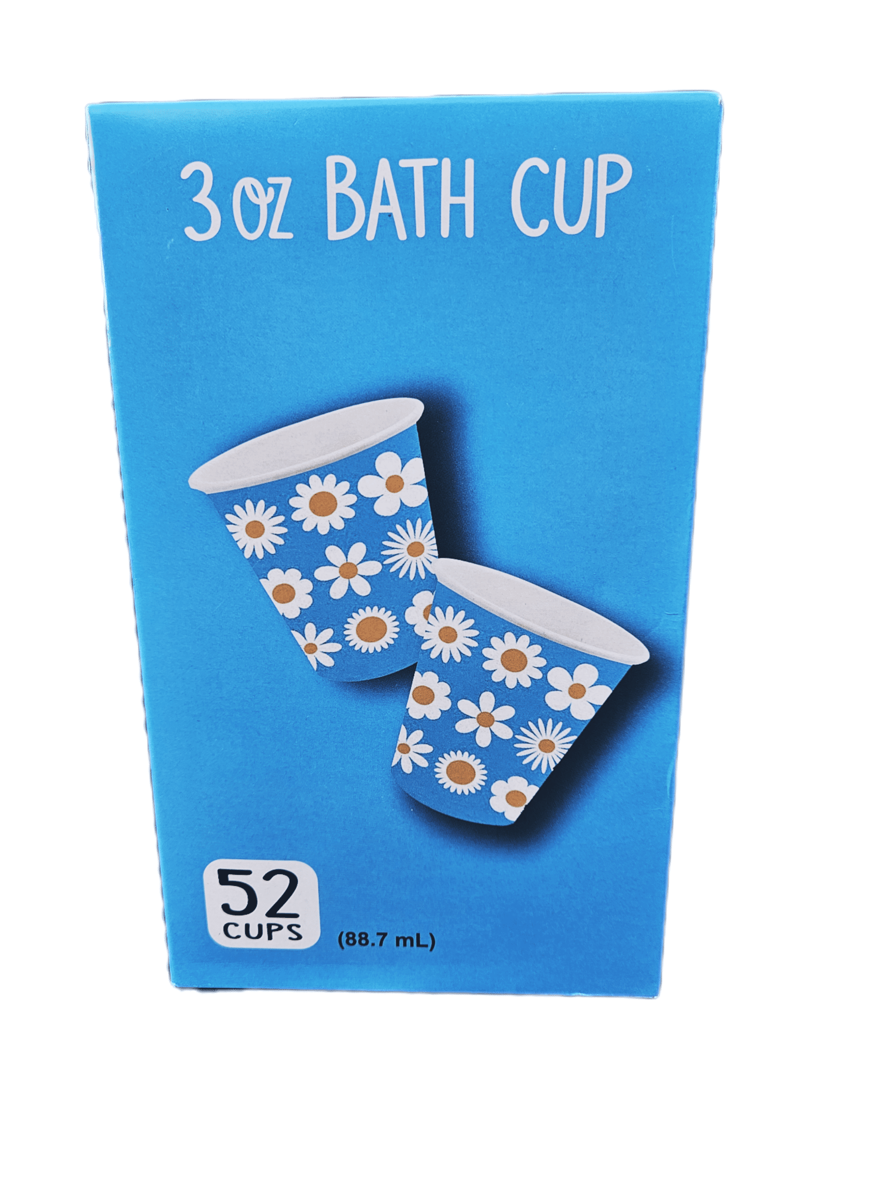 52 Pack 3 oz Paper Cups, Disposable Bathroom Cups, Mini Mouthwash Cups ...