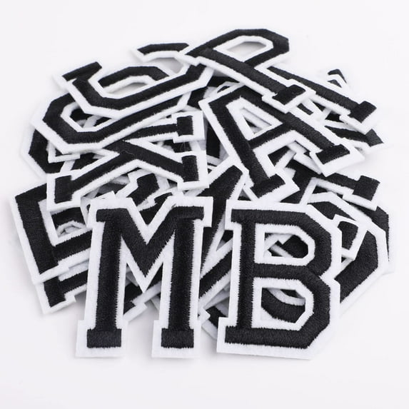 52 Pcs Heat Transfer Letter Patches, Embroidered Alphabet A-Z for DIY ...