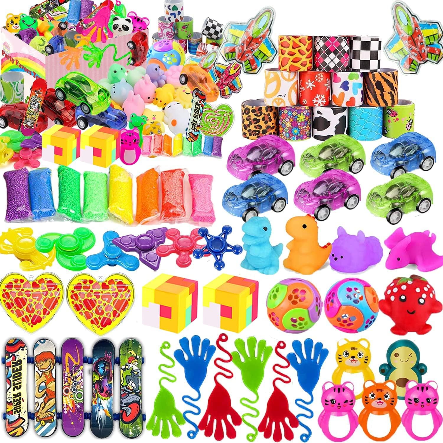 52 Pcs Party Favors For Kids 4-8, Birthday Gift Toys, Goodie Bag Stuffers, Treasure Box Carnival ...