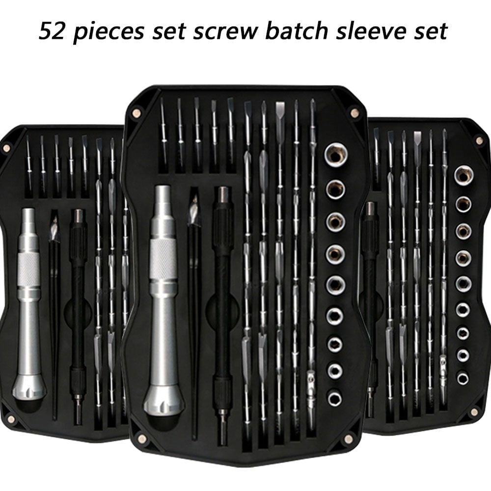 52 Piece Screwdriver Set, Laptop Screwdriver Kit, Professional Computer ...
