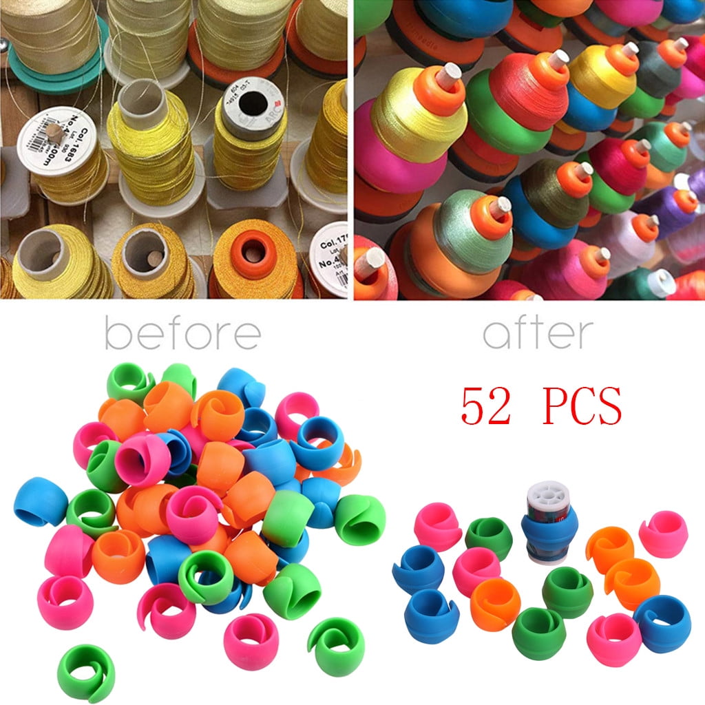 52 Pieces Thread Spool Huggers To Prevent Thread Unwinding And Keep ...