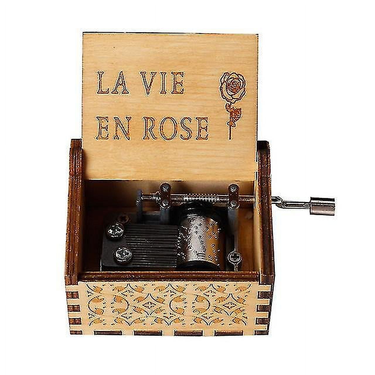52 Theme Wooden Hand Crank Music Box Bohemian Rhapsody Theme Queen ...