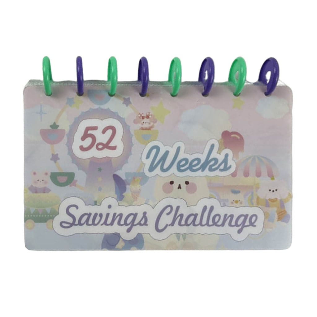 52 Week Savings Challenge Budget Book Binder Fun Saving Money Budgets ...