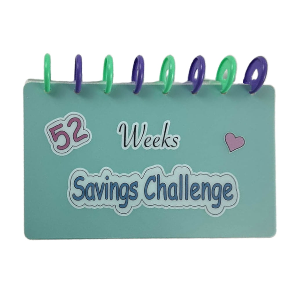 52 Week Savings Challenge Budget Book Binder Fun Saving Money Budgets ...