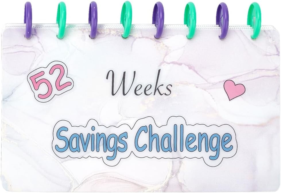 DIY 52 Week Savings Challenge Reusable Budget Book with Cash Envelopes ...