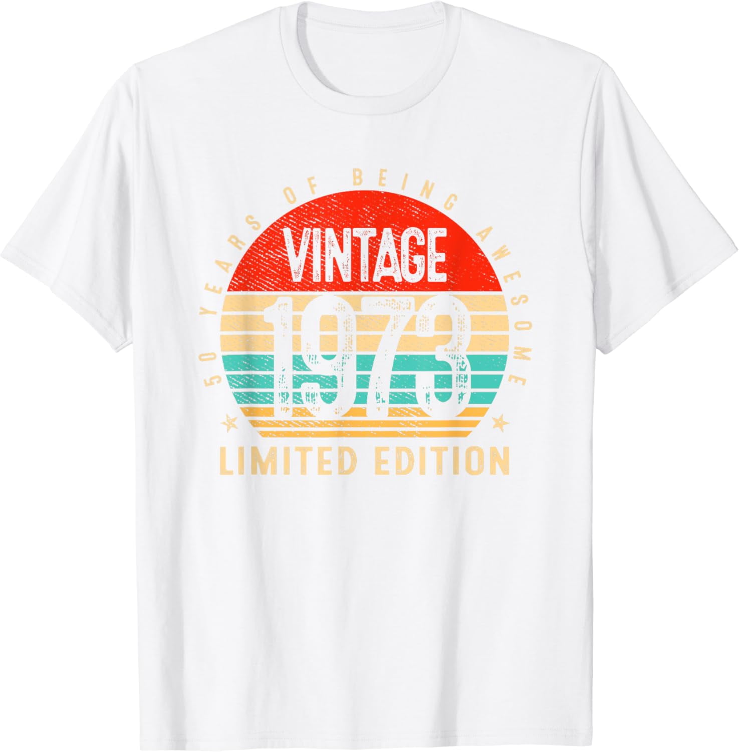 52 Year Old Gifts Vintage 1973 Limited Edition 52th Birthday T-Shirt ...