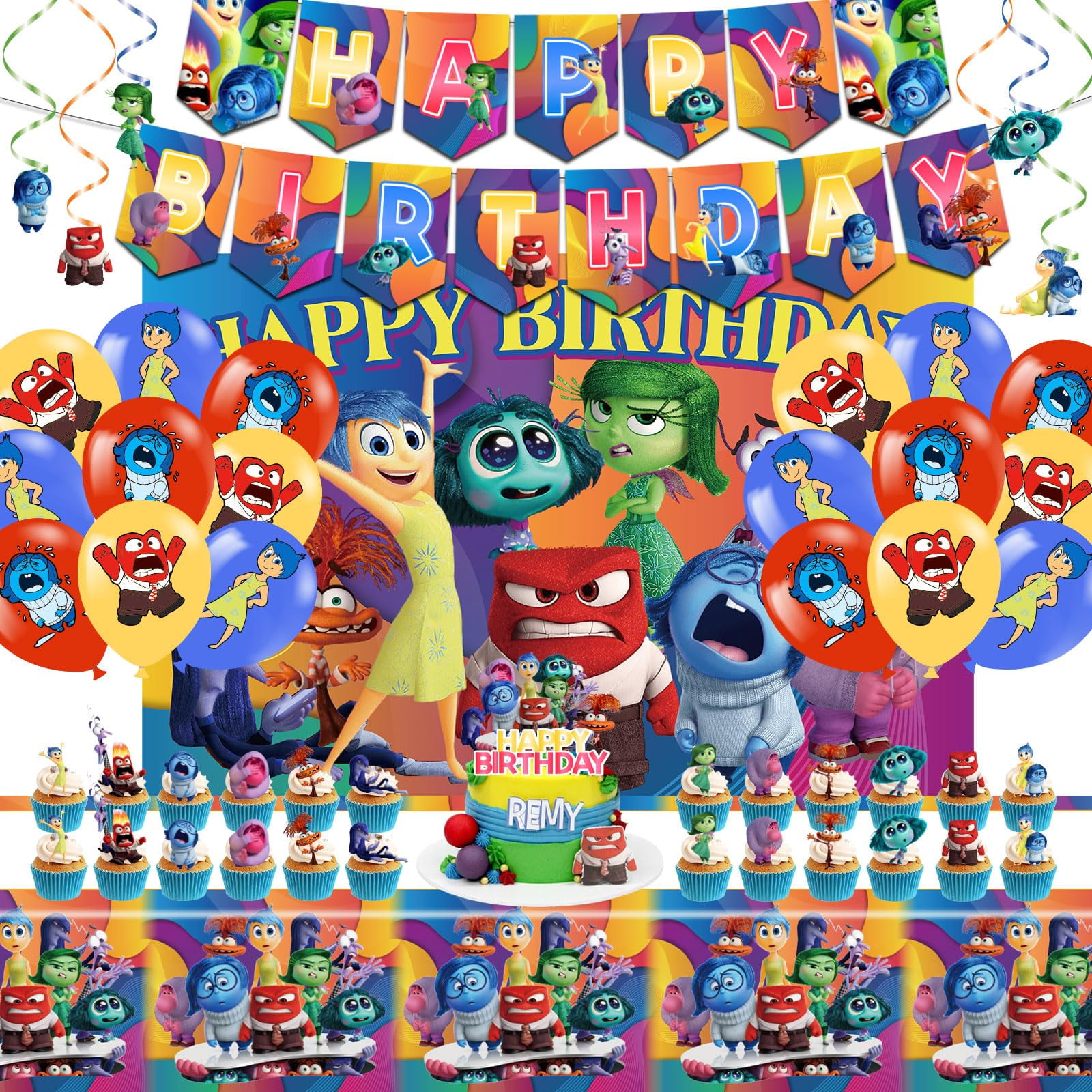 52 birthday party supplies and decorations, including happy birthday ...