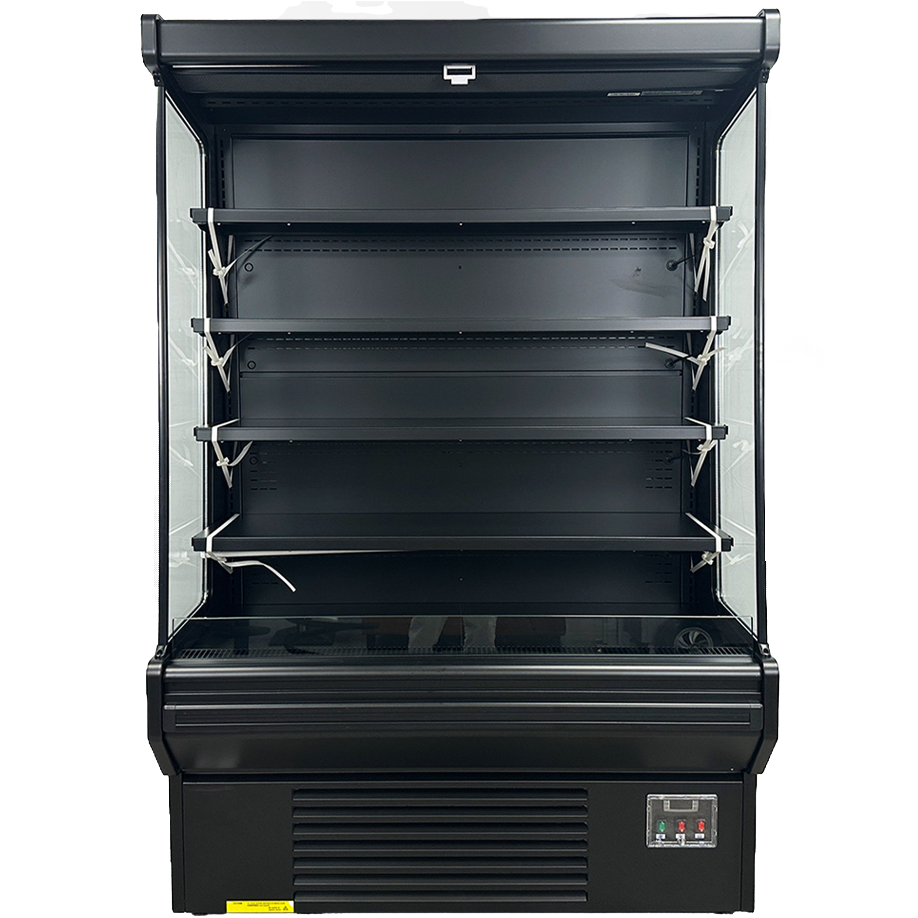 52 in. Open Air Curtain Merchandiser Display, Commercial Refrigerator ...