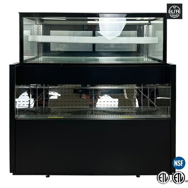 52 in. Open Air Display Case Refrigerator 18 Cu.Ft. Refrigerated Open ...