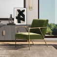 52 lb Olive Green Armchair - Oil - Rubbed Texture - Dining Area - No ...