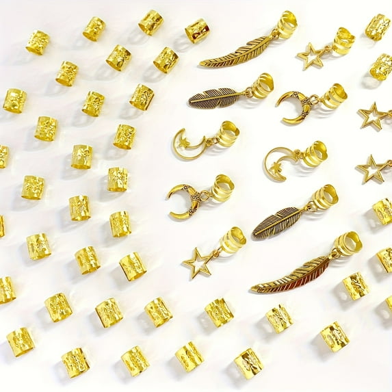 52 pcs Vintage Alloy Hairpin Set–Bohemian Messy Bun Accessories with ...