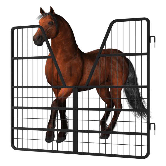 52 x 42 Inch Two Way Stable Door, Horse Barn Stall Gate, Scratch ...