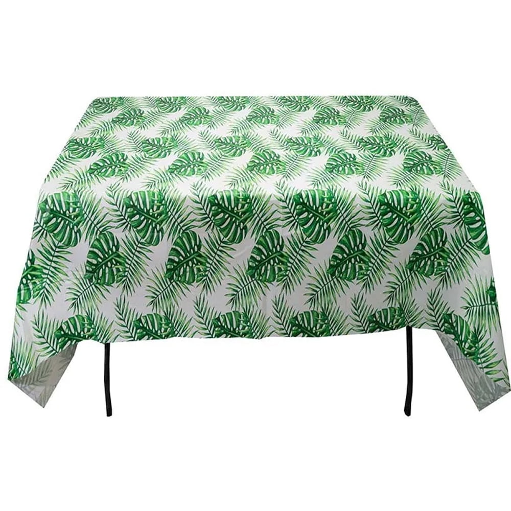 52" x 52" Vinyl Flannel Backed Tablecloth Heavy Duty Waterproof ...