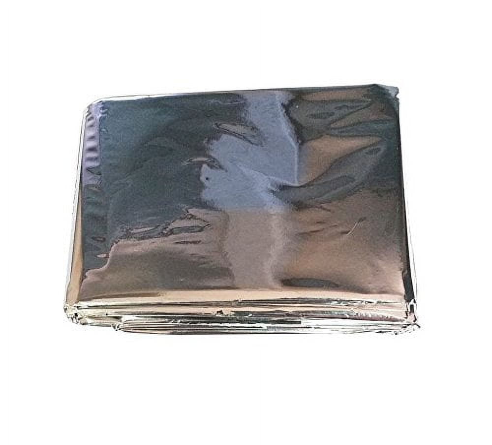 52" x 82.5" Mylar Emergency Survival Blanket (2-pack) - Walmart.com