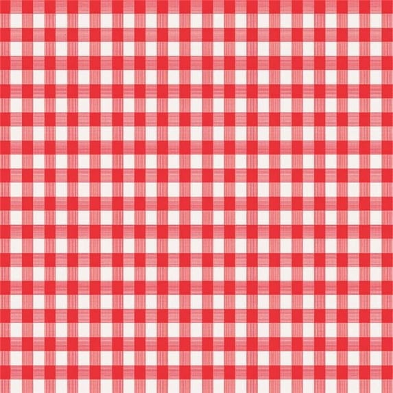 52 x 90 in. Red & White Checkered Plastic Tablecloth - Walmart.com
