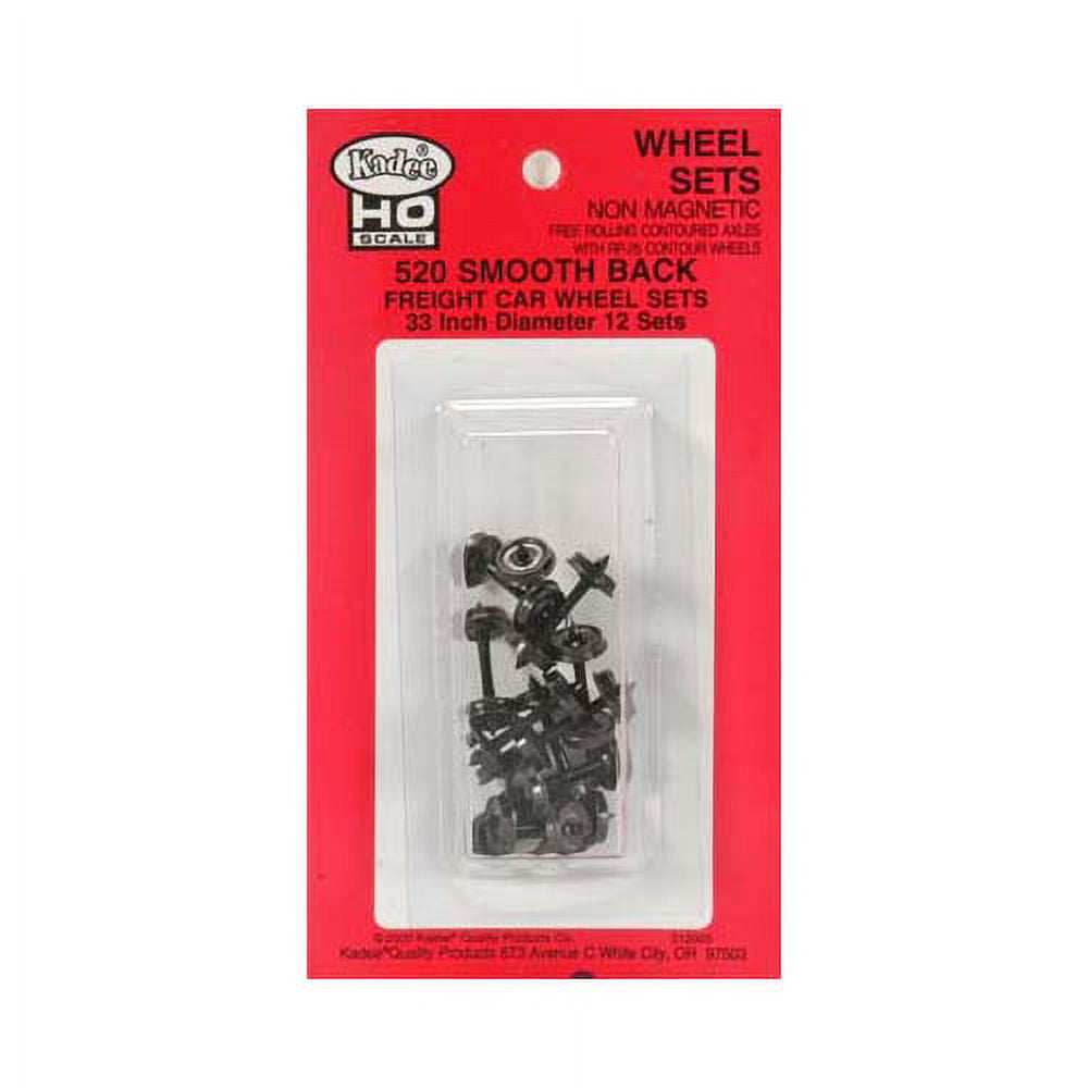 Kadee Qualtiy Products, CO. HO Metal Wheels, 33"/Smooth (12) - Walmart.com