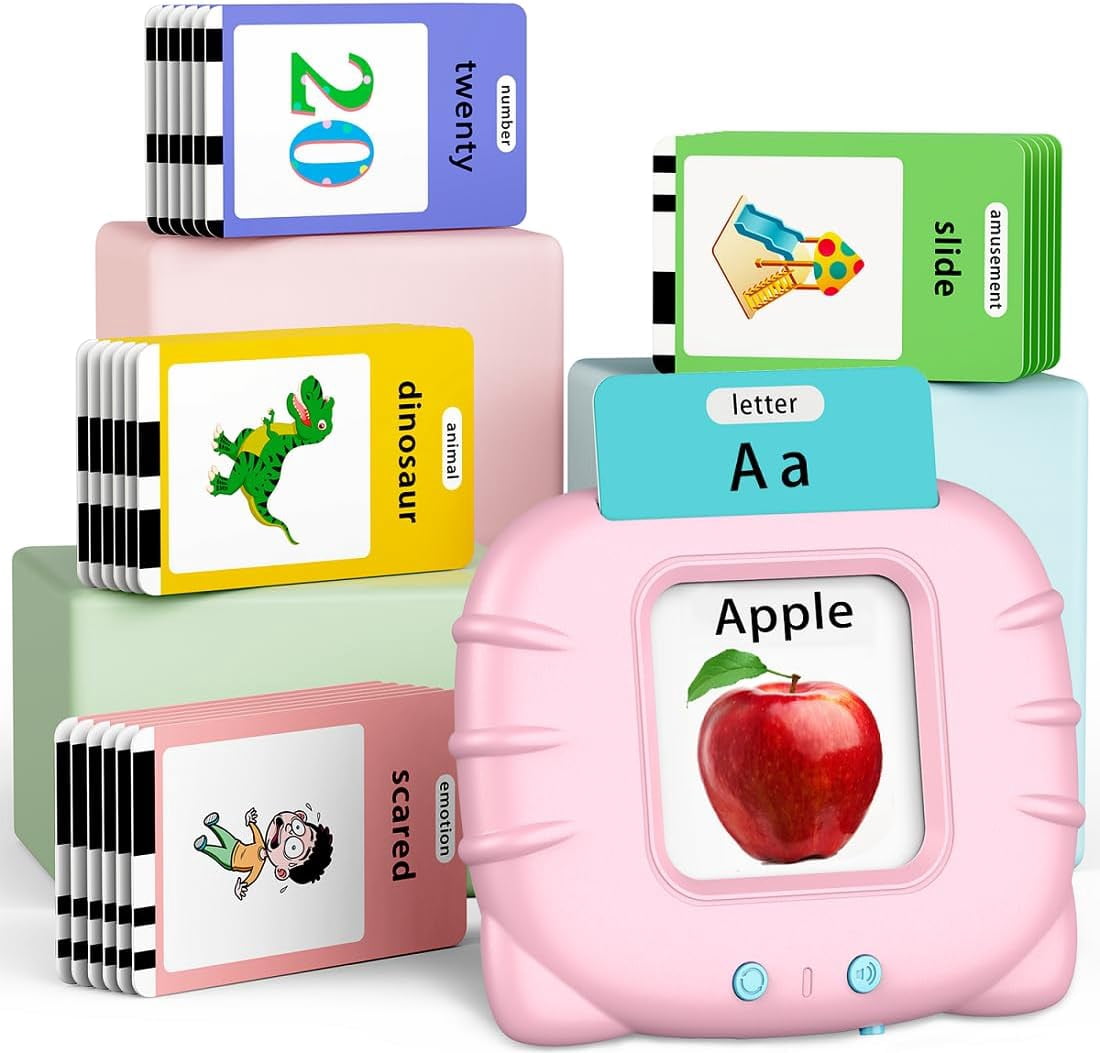 520 ABC Sight Words Talking Flash Cards with Number/Shapes/Letters ...