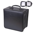 520 Capacity Disc CD DVD Storage Bag Portable PU Leather Wallet Holder ...