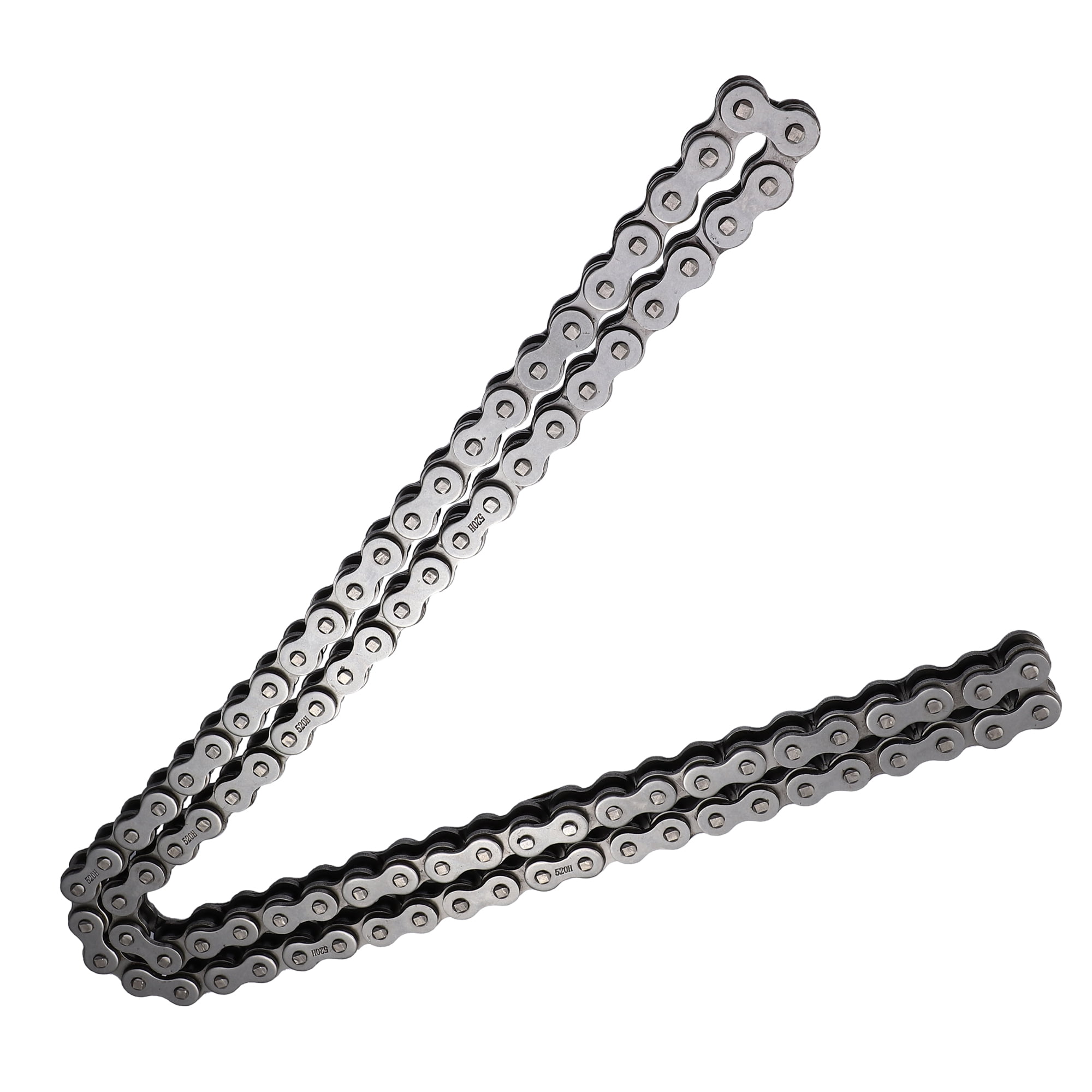 520 Motorcycle Chain 92 Link Non O-Ring with Connecting Master Link for ...