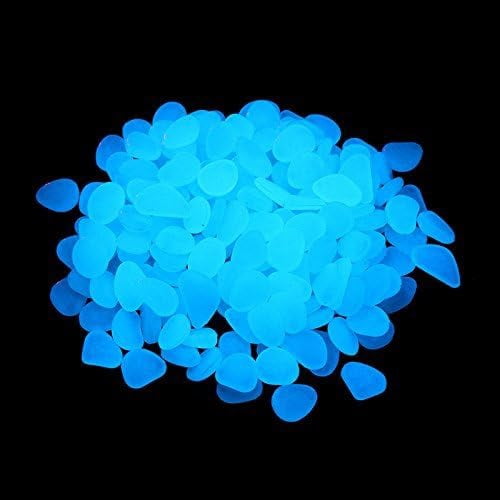 520 PCS Glow Stones, Glow in Dark Gardon Pebbles Luminous Rocks for ...