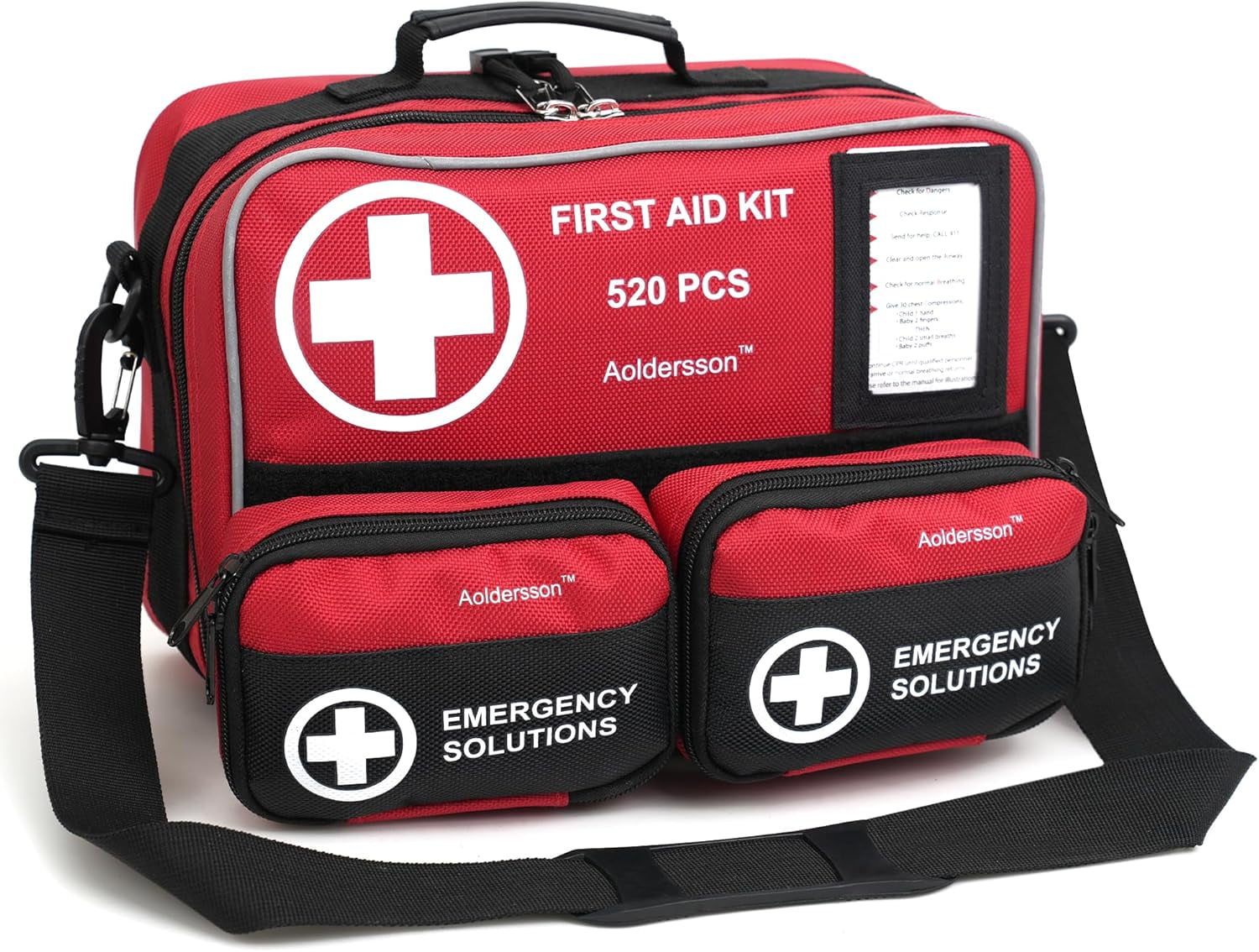 520 Piece Large First Aid Kit – Emergency Survival Kit for Car, Home ...