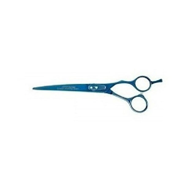 5200 Series Blue Titanium 6 1/2" Curved Shears for Grooming Dogs ...