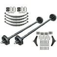 5200 lb TK Tandem Axle Heavy Duty Trailer Kit with Suspension - 10.4K ...