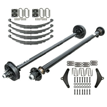 3500 lb TK Light Duty Tandem Axle Kit with Suspension - 7K Capacity (61 ...